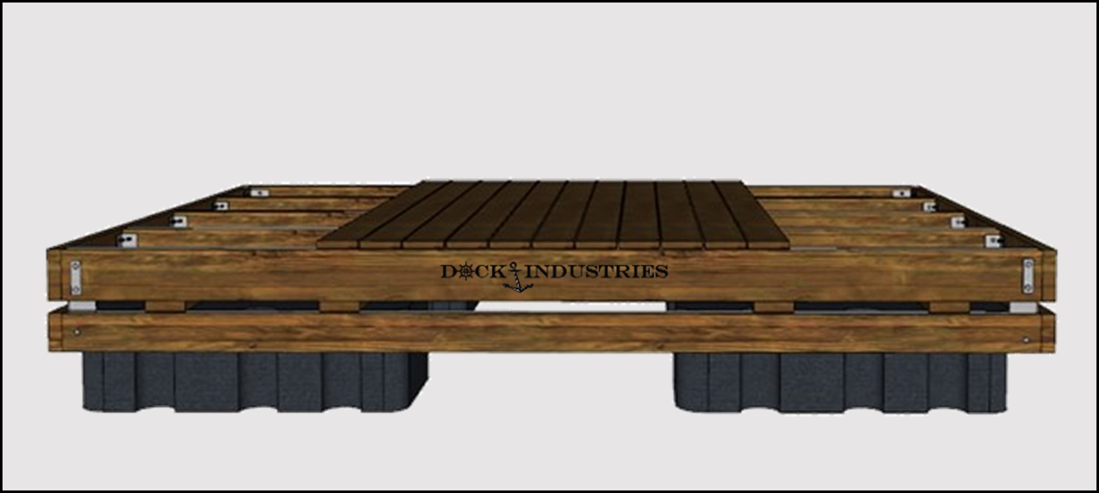 Commercial dock kit 8'x12' - Unanchored - Dock Industries